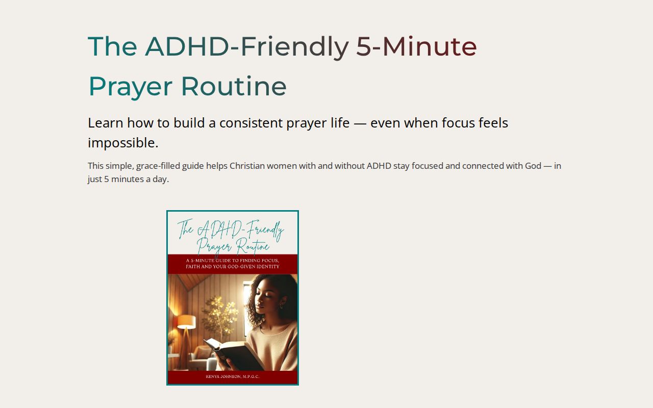 Free ADHD-Friendly Prayer Routine